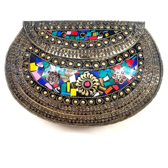 Ramla | Bags | Ramla Mosaic Moroccan Vintage Handmade Stone Bag ...